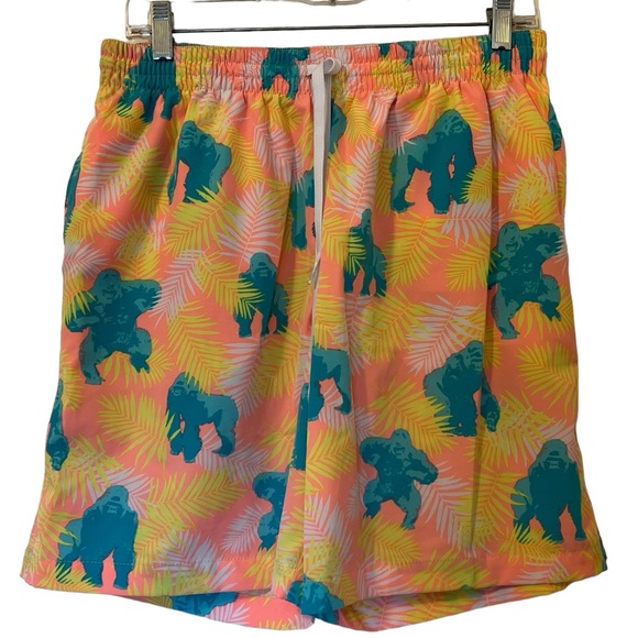 chubbies | Swim | Chubbies Rumble In The Jungle Neon Pink Swim Trunks ...